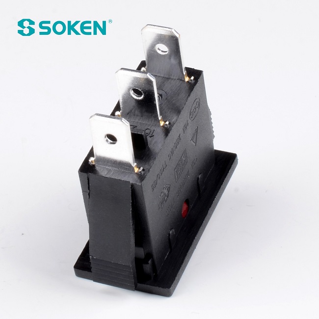 سوئیچ راکر سوکن بدون نور - China Ningbo Master Soken Electrical