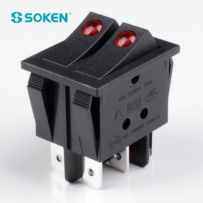 Перемикачі Soken CQC T100/55 Клавішний перемикач Kema Keur Switch ...